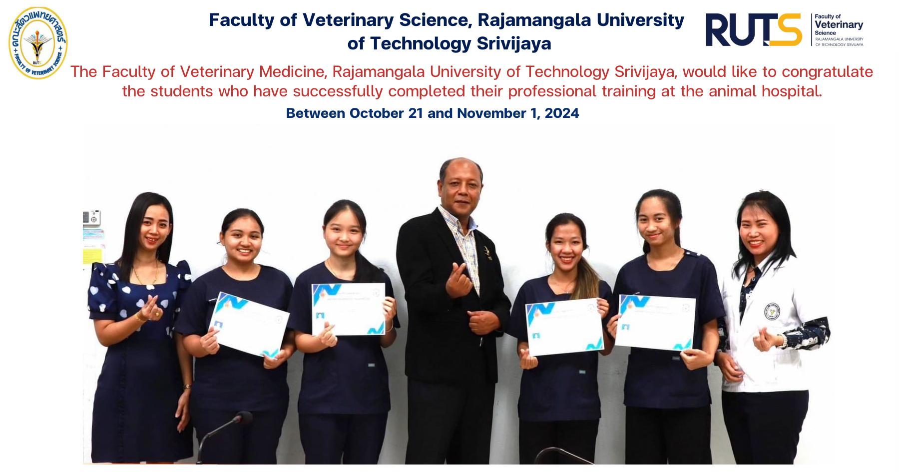 The Faculty of Veterinary Medicine, Rajamangala University of ...